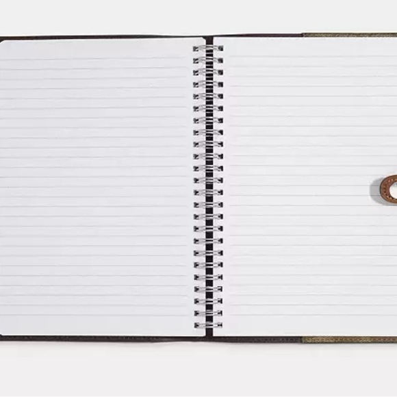 Coach | Office | Nwt Notebook In Signature Khaki Canvas | Poshmark